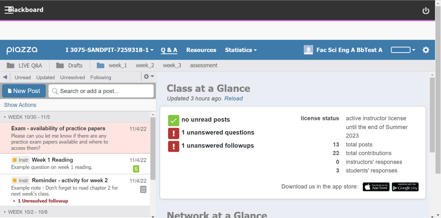 Student Guide: Piazza - Teaching College