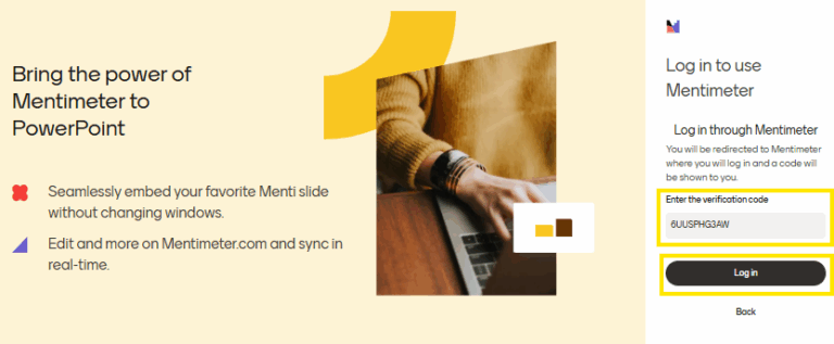 Mentimeter Powerpoint Add-in - Teaching College