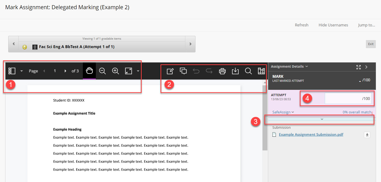 How to access and mark Blackboard assignments - Teaching College